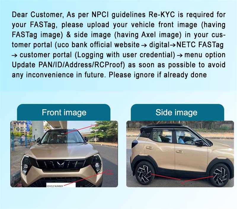 NETC FASTag Easy and Cashless Toll Payments | UCO Bank